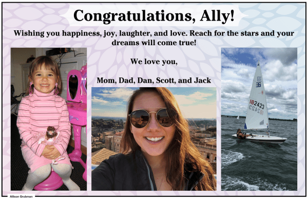 Grad Ad Samples | Embers - The Amity Yearbook