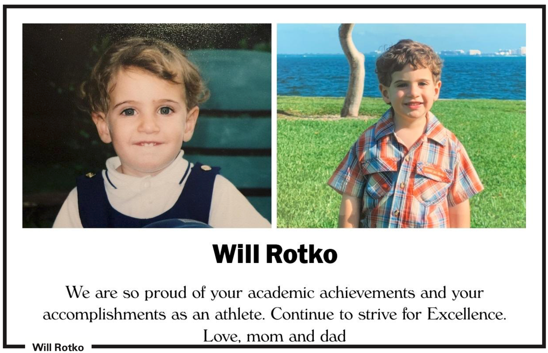 Grad Ad Samples | Embers - The Amity Yearbook