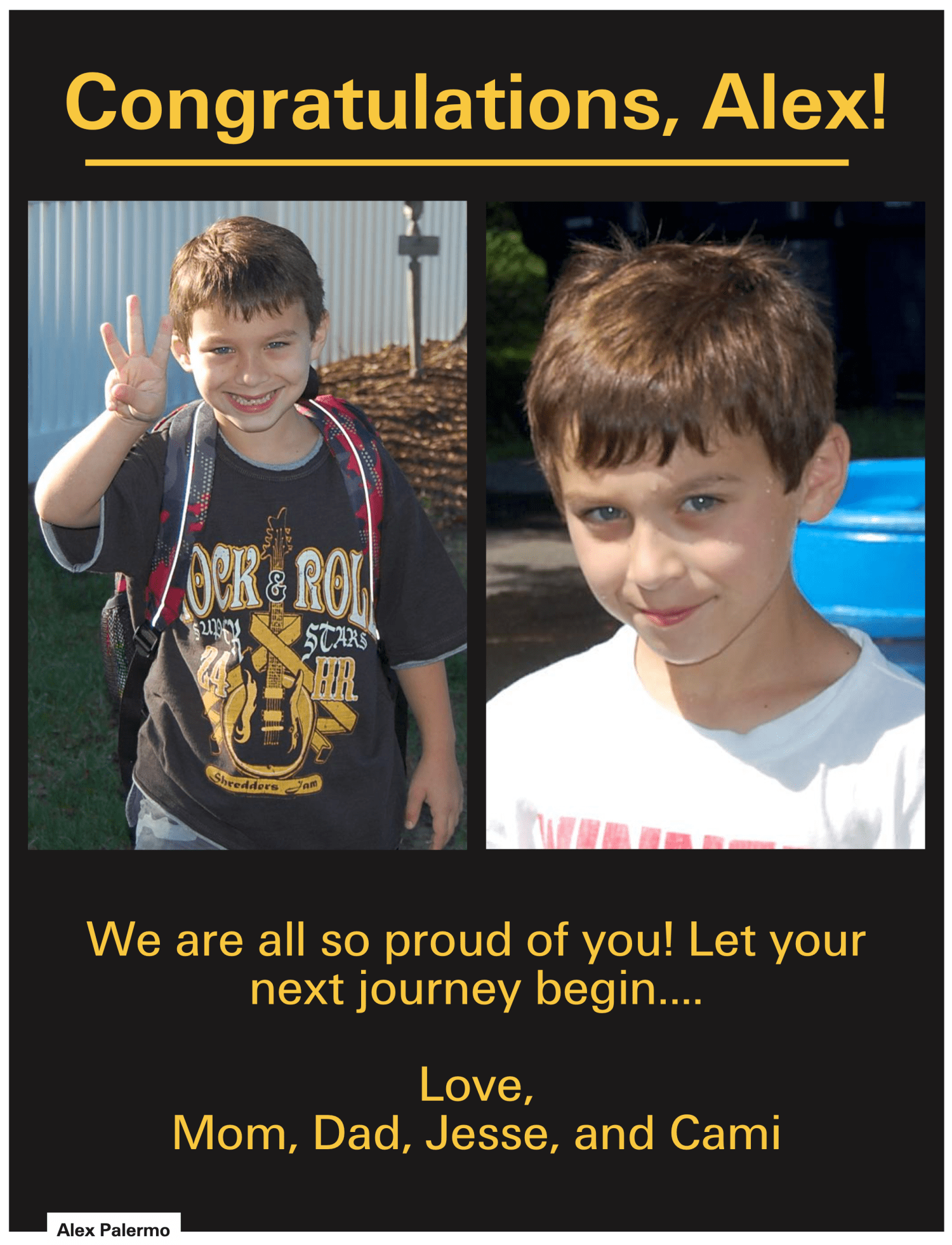 Grad Ad Samples | Embers - The Amity Yearbook