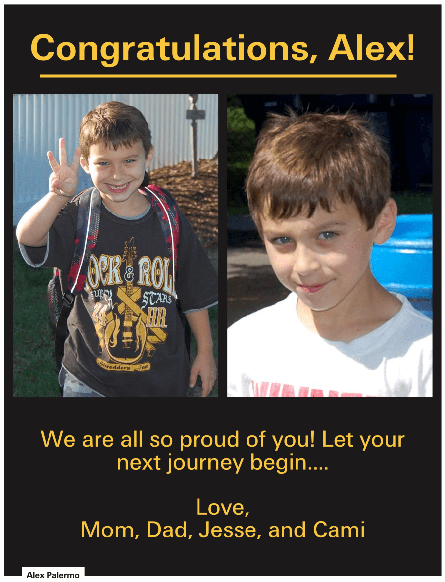 Grad Ad Samples | Embers - The Amity Yearbook