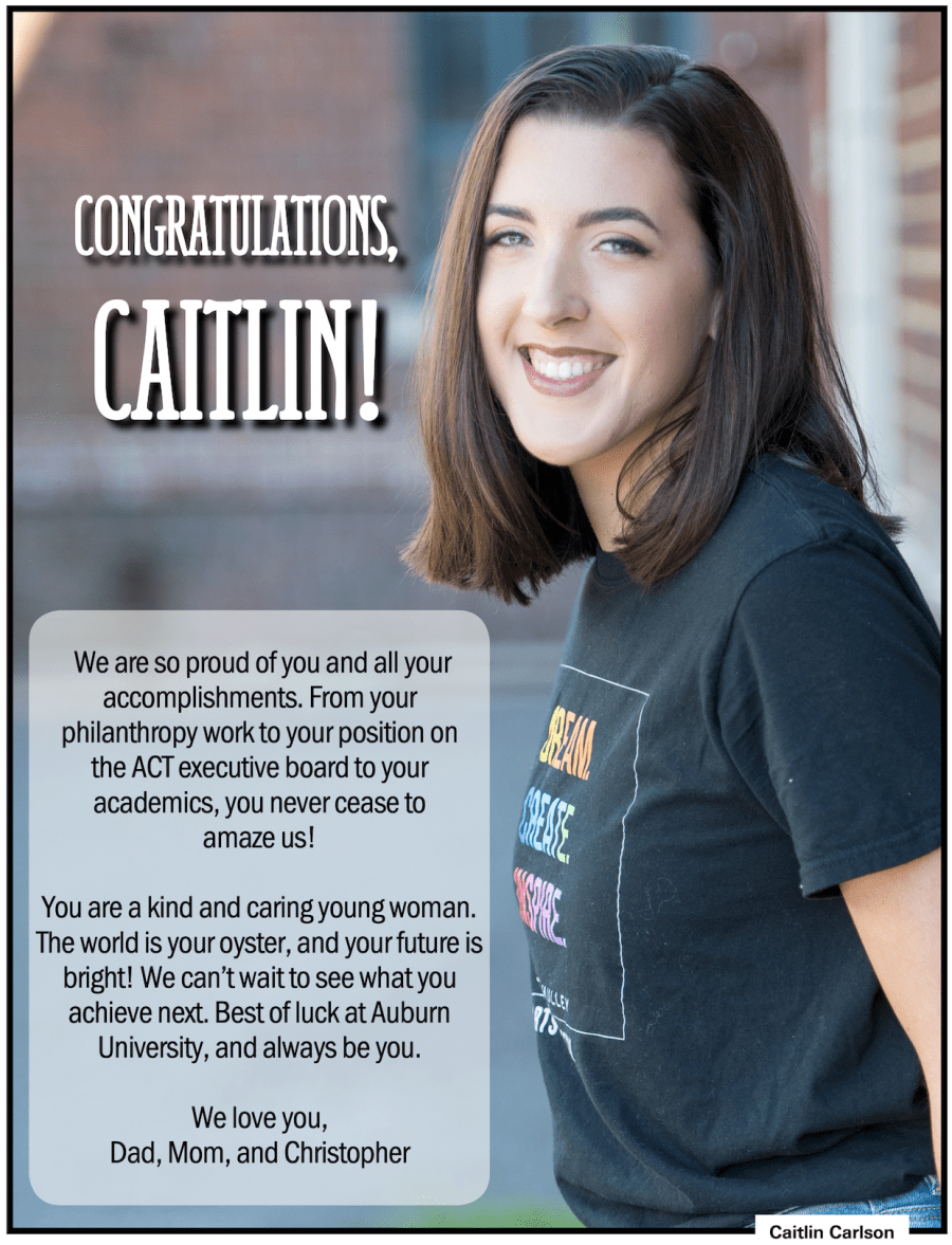 Grad Ad Samples | Embers - The Amity Yearbook